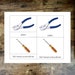 PRINTABLE Tools 3 Part Cards for Safariltd TOOB - Etsy Canada