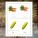 PRINTABLE Fruits and Vegetables 3 Part Cards for Safariltd TOOB - Etsy