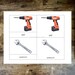 PRINTABLE Tools 3 Part Cards for Safariltd TOOB - Etsy Canada