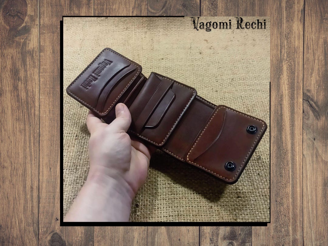 Trifold Wallet With Coins Pocket. Original & Practical. Handmade - Etsy