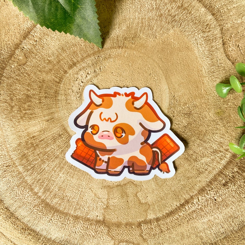 Kawaii Cows Glossy Sticker Pack, Cute Chonky Fruit Cows Stickers - Etsy