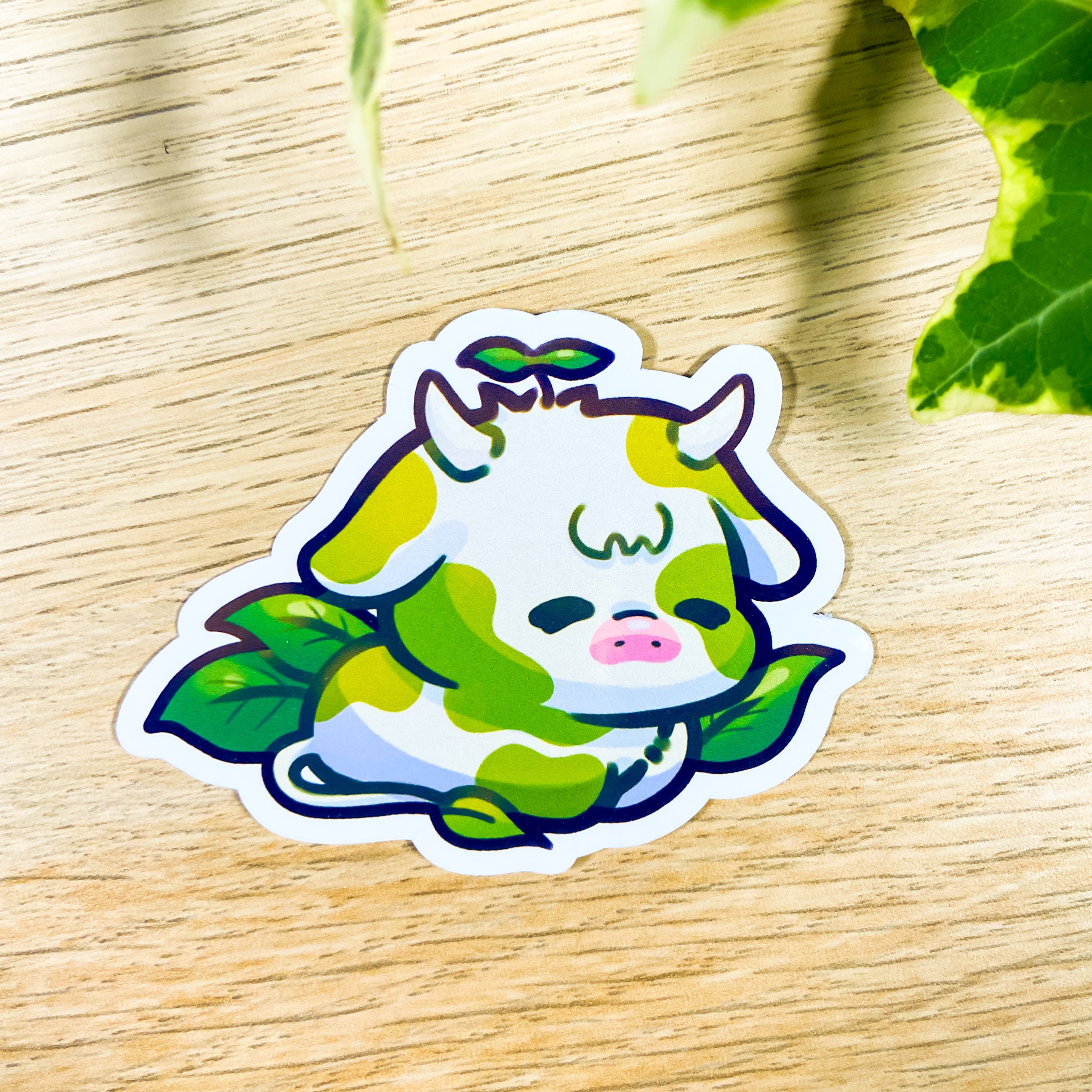 Kawaii Cows Glossy Sticker Pack, Cute Chonky Fruit Cows Stickers - Etsy