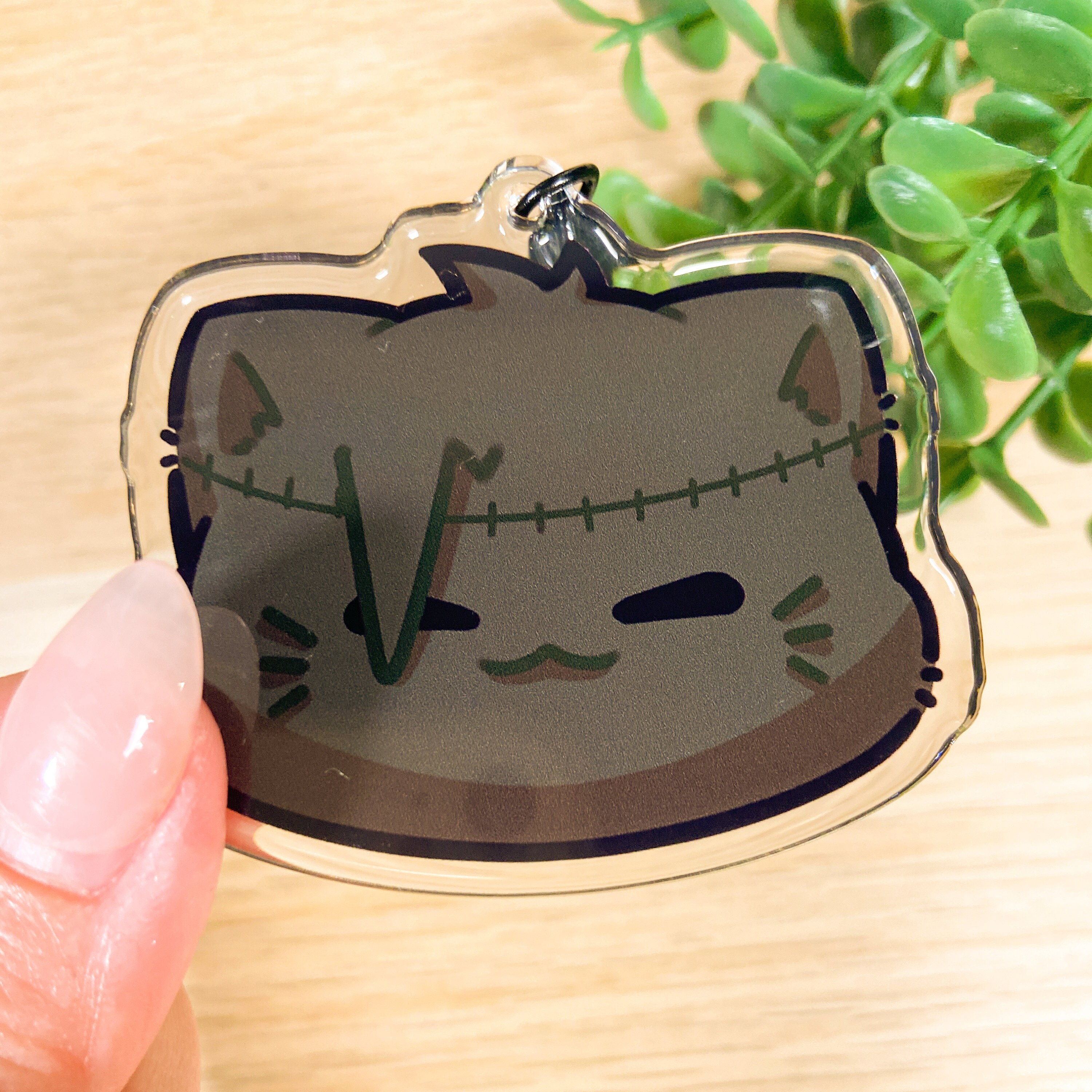 Cute Anime Catoru Gojo Jujutsu Cat Version Keychain - Etsy