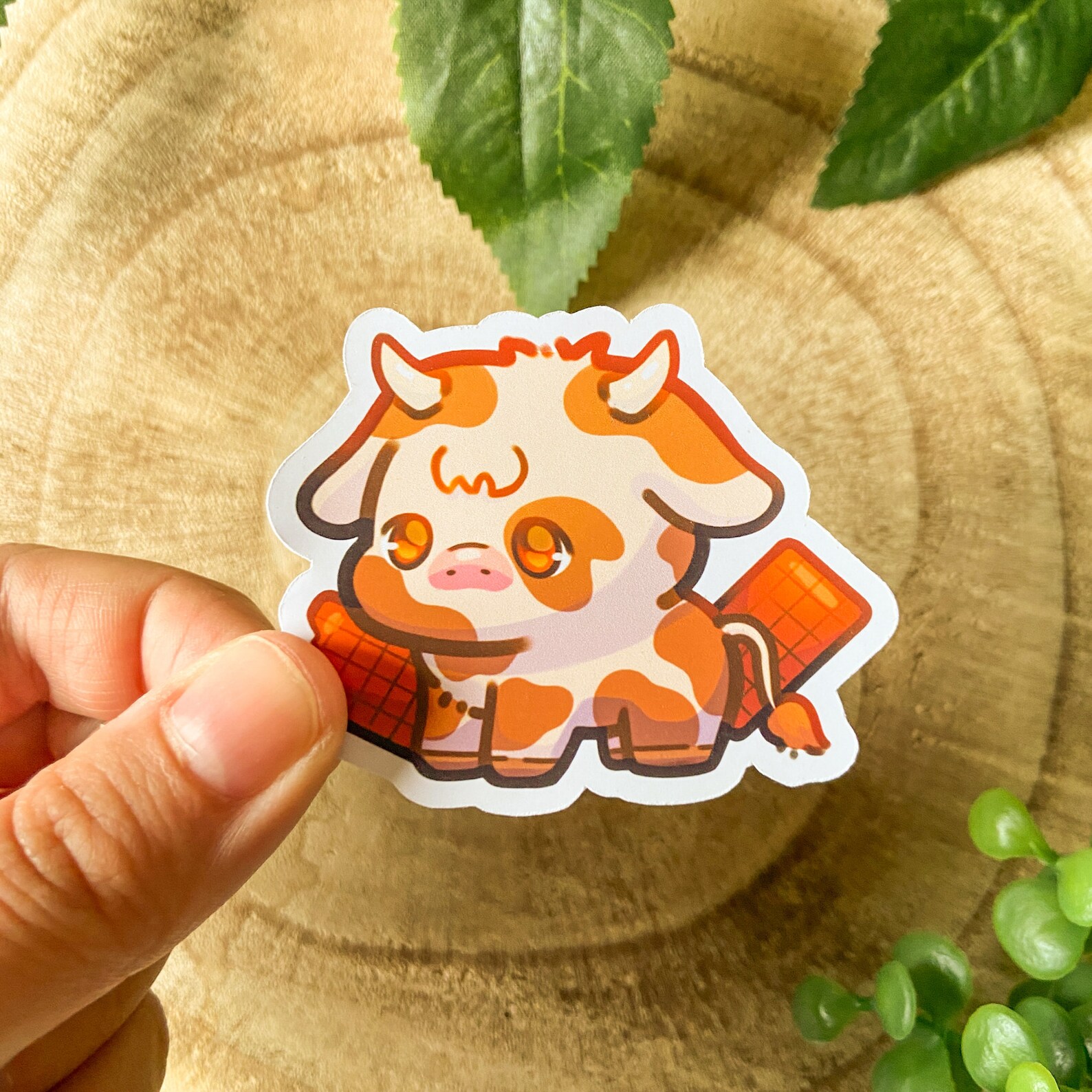 Kawaii Cows Glossy Sticker Pack, Cute Chonky Fruit Cows Stickers - Etsy