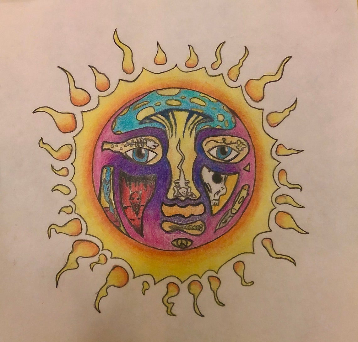 Sublime Album Drawing | Etsy