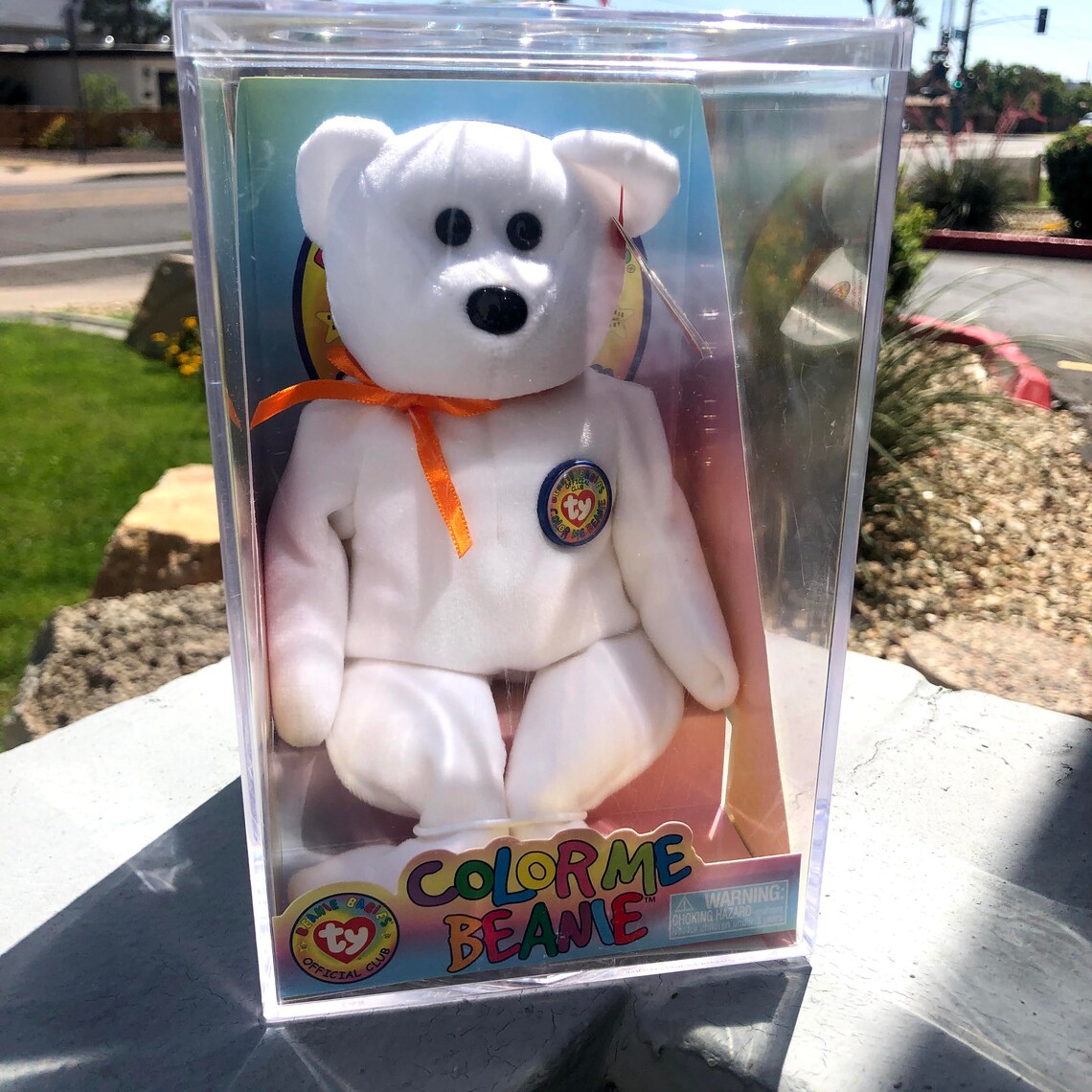 TY Color Me Beanie Baby in Case Retired 2002 - Etsy