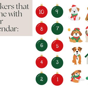 Advent Calendar With Dogs Christmas Countdown With Funny Friends Bundle ...
