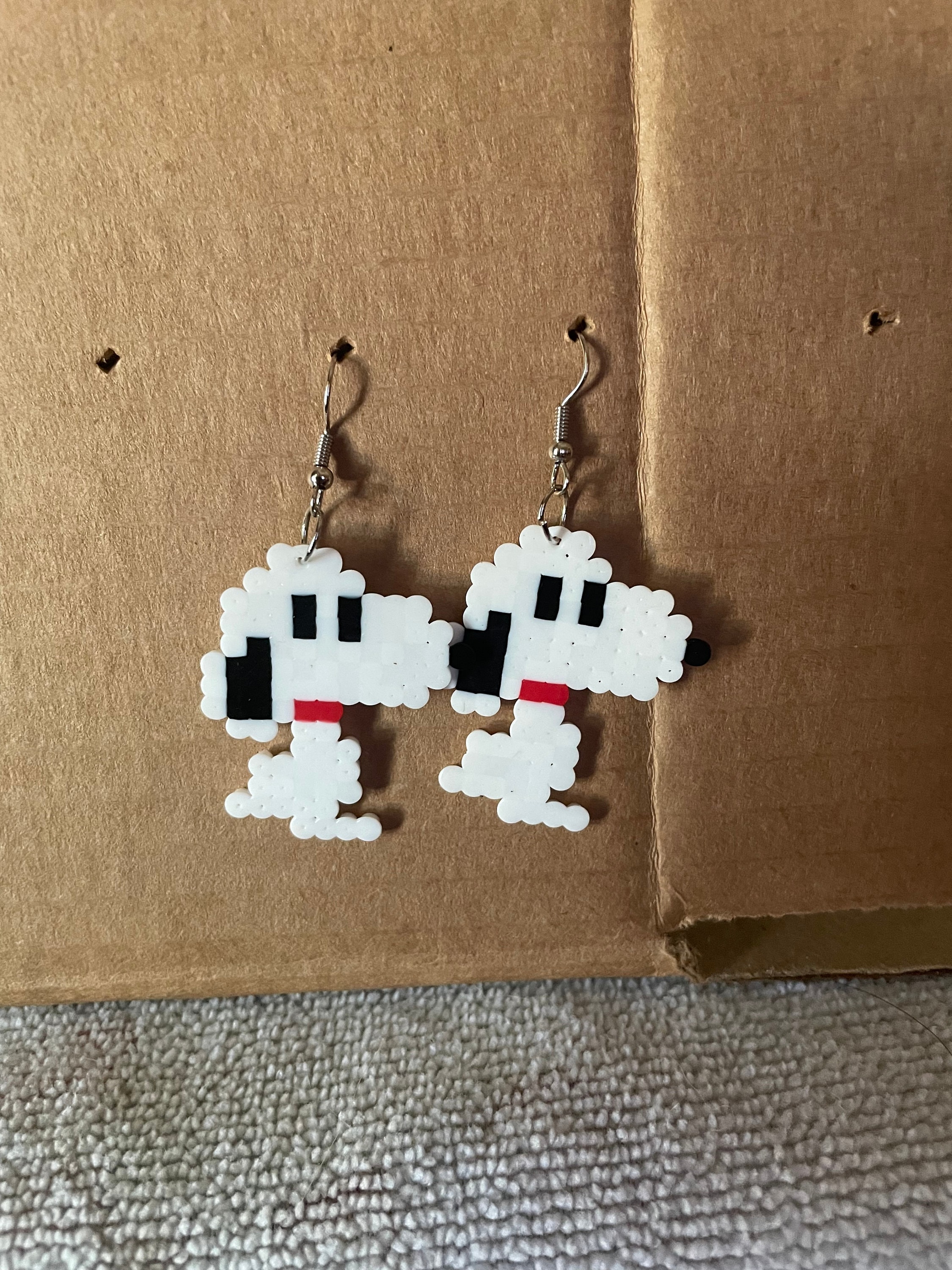 Perler Bead Earrings - Etsy