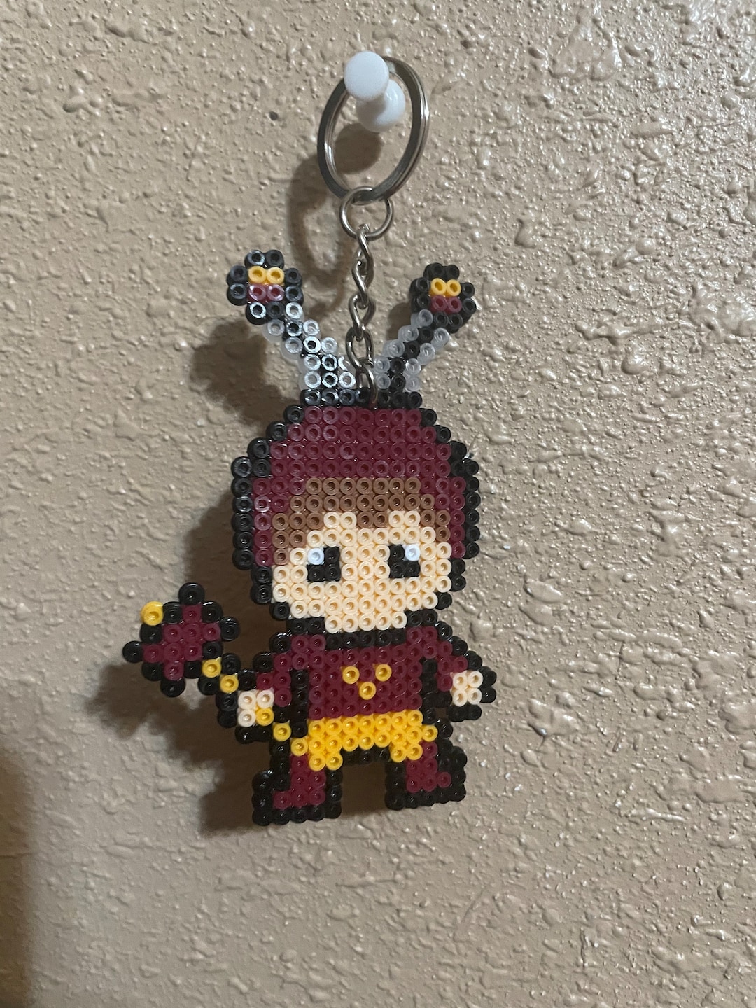 Perler Bead Keychain - Etsy