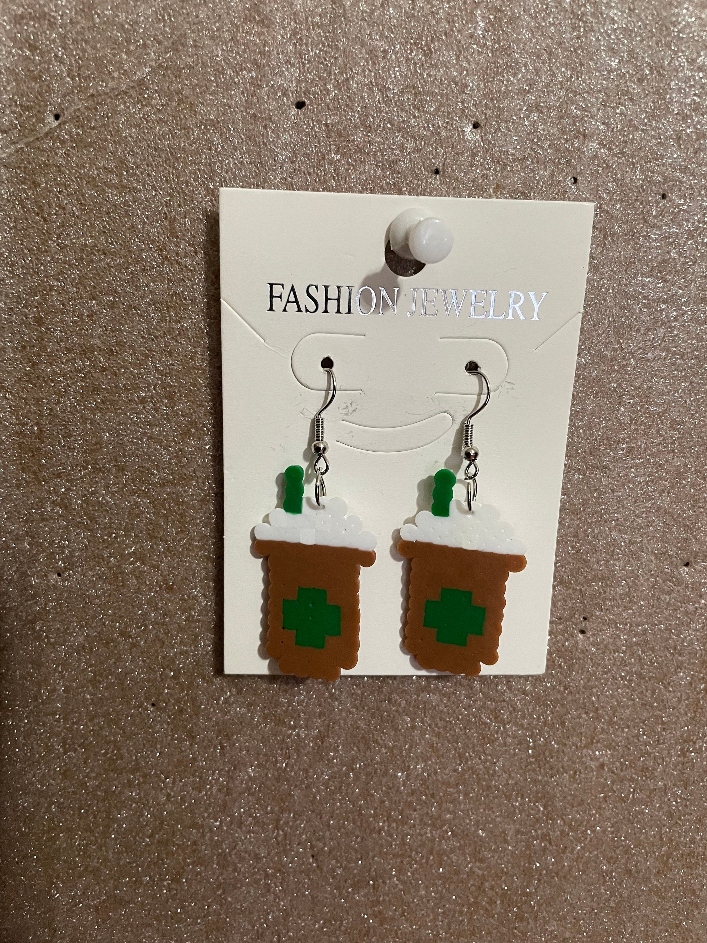 Perler Bead Earrings - Etsy