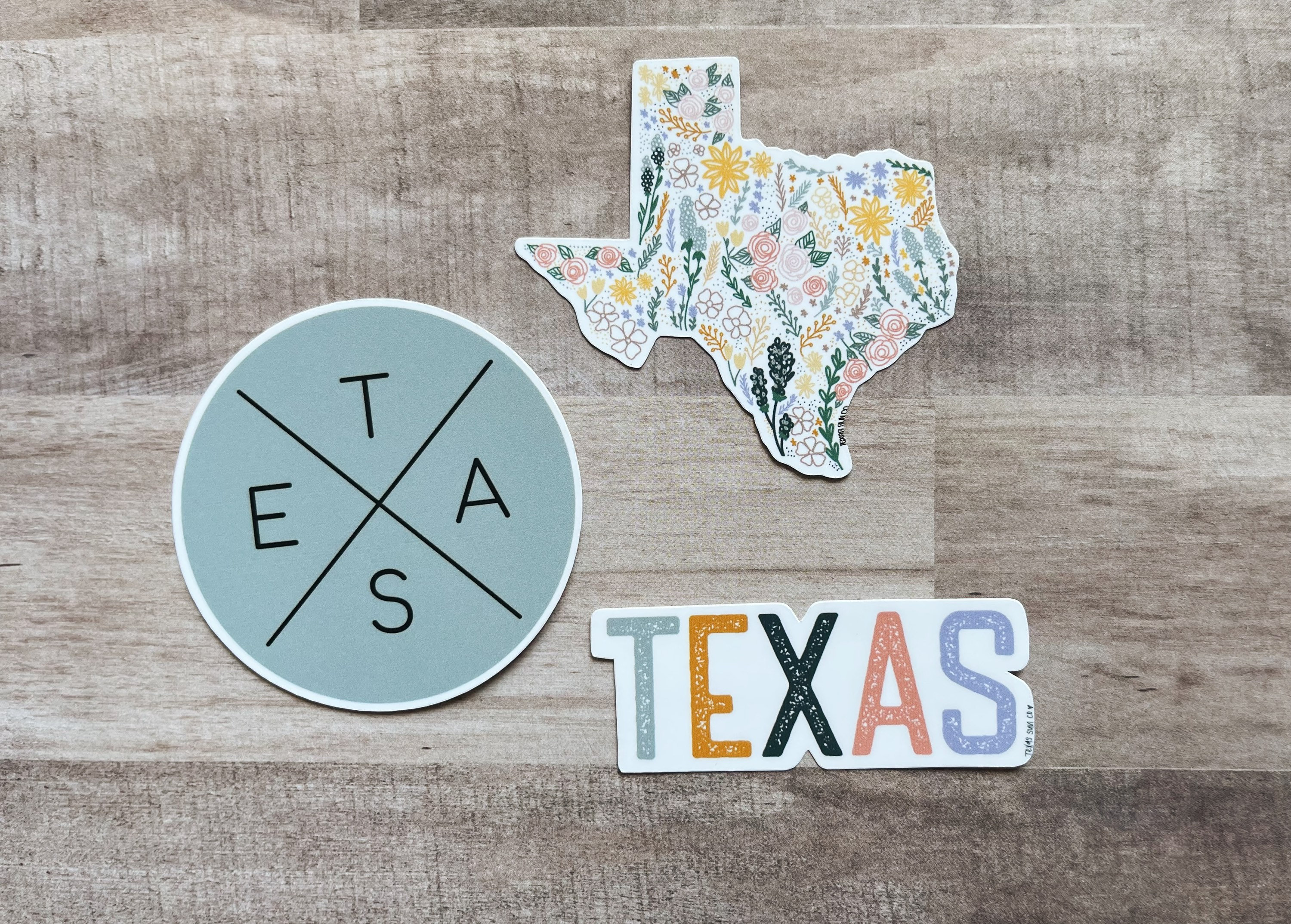 Texas Sticker Pack Texas Stickers Texas State Stickers | Etsy