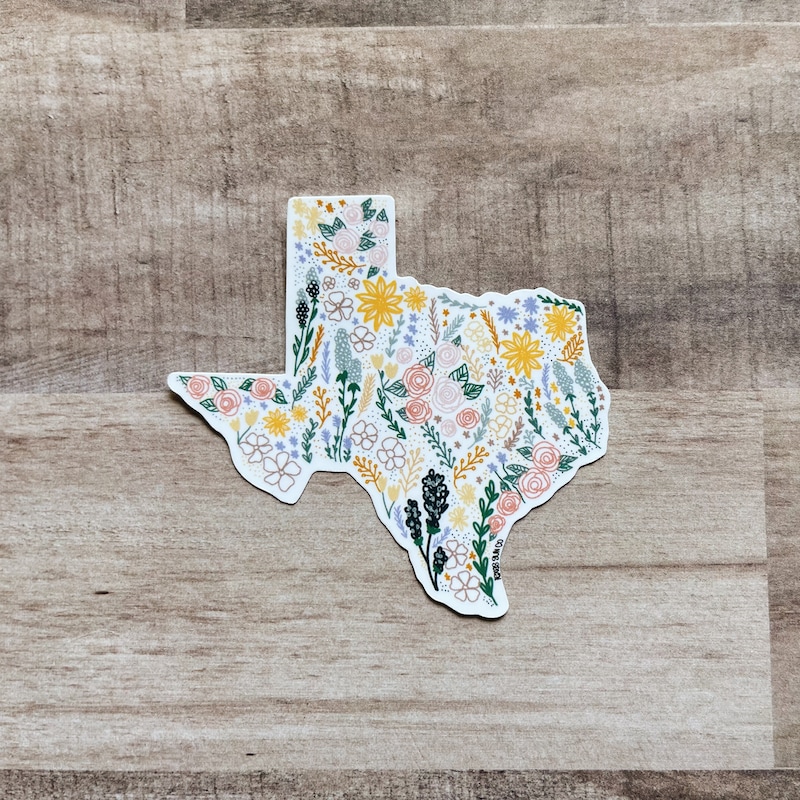 Texas Sticker - Etsy
