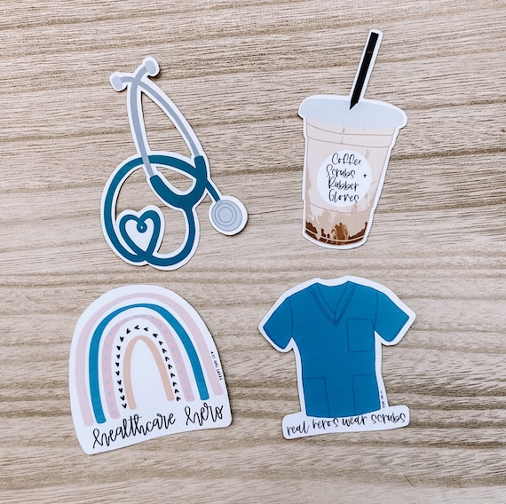 Healthcare Sticker Pack Nurse Stickers Doctor Stickers | Etsy