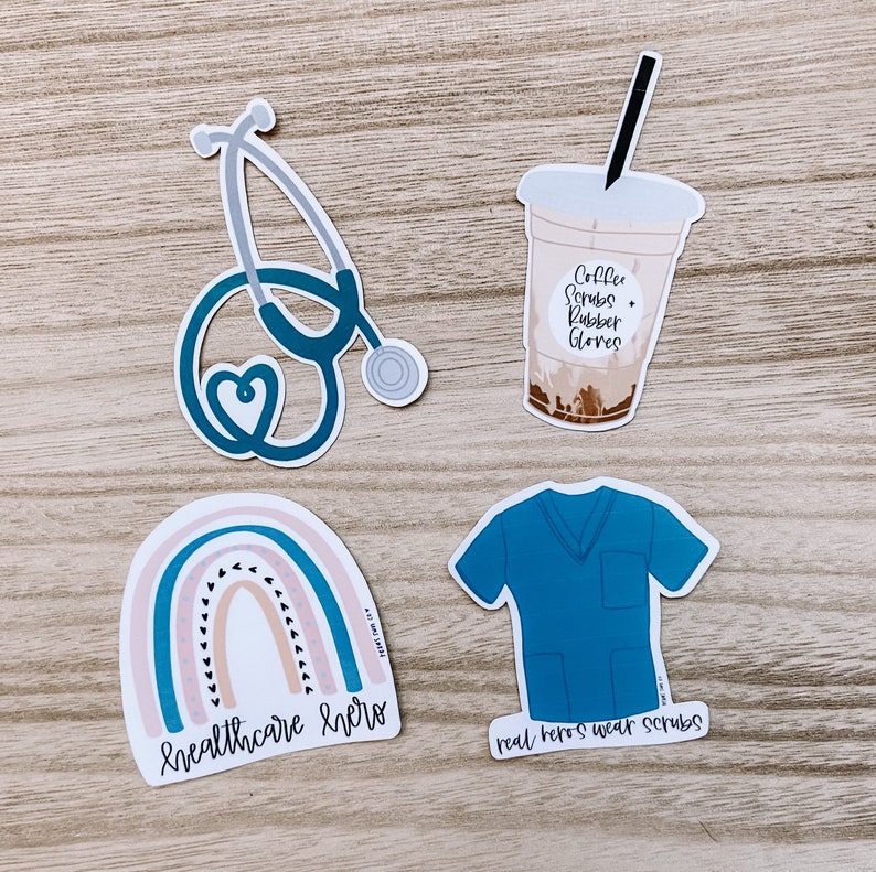 Healthcare Sticker Pack, Nurse Stickers, Doctor Stickers, Healthcare ...