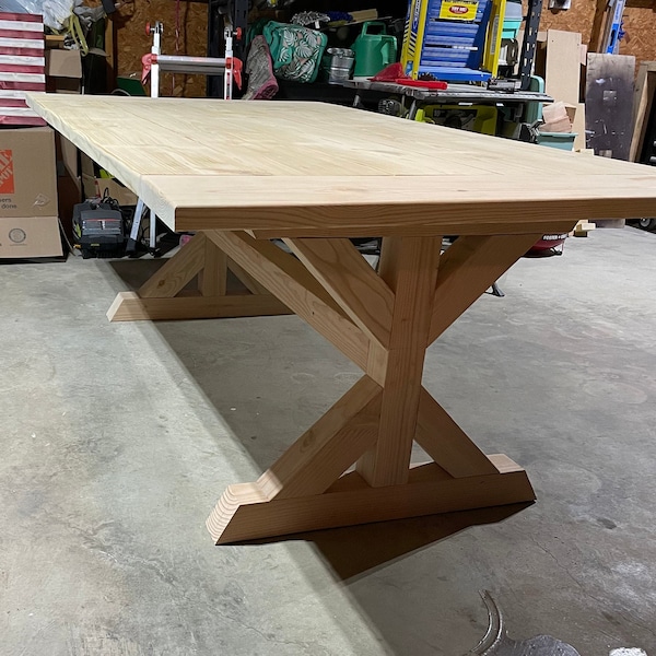 Farmhouse Table Plans - Etsy