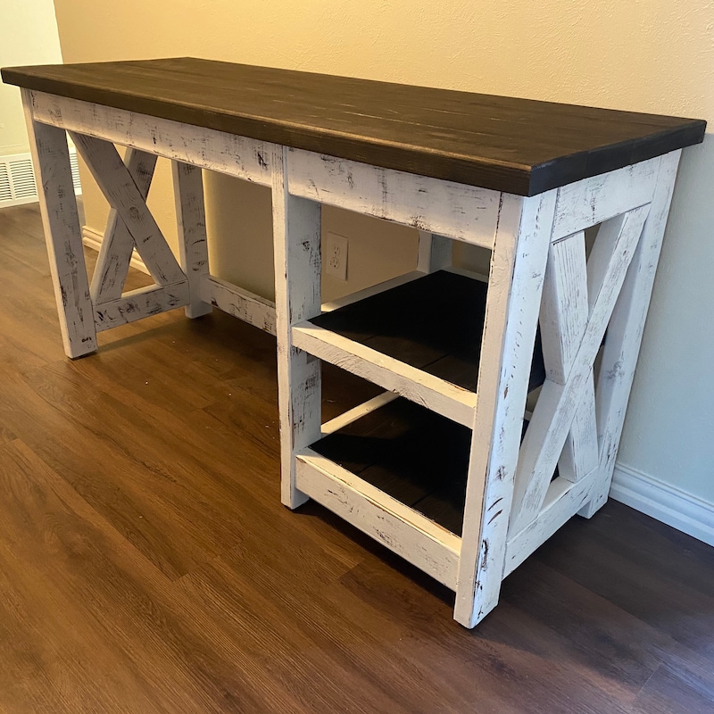Farmhouse Desk - Etsy