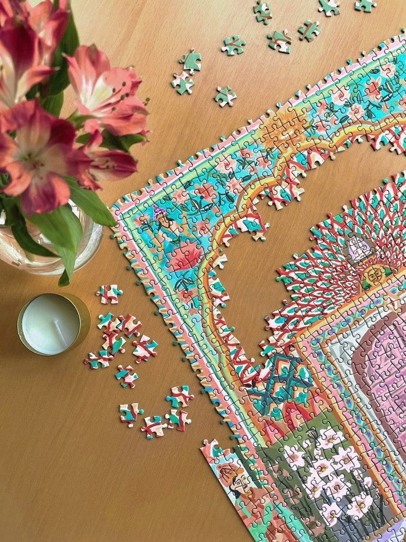 Lotus Gate Jigsaw Puzzle 1000 Pc - Etsy
