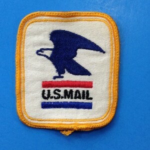 ONE 1 Vintage Post Office Patch USPS US Mail Letter Carrier | Etsy