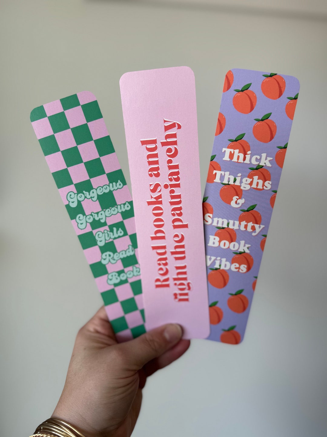 Book Baddie Collection Handmade Bookmarks Booktok, Bookworm Gifts ...