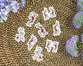 Mini Koi Stickers - Etsy