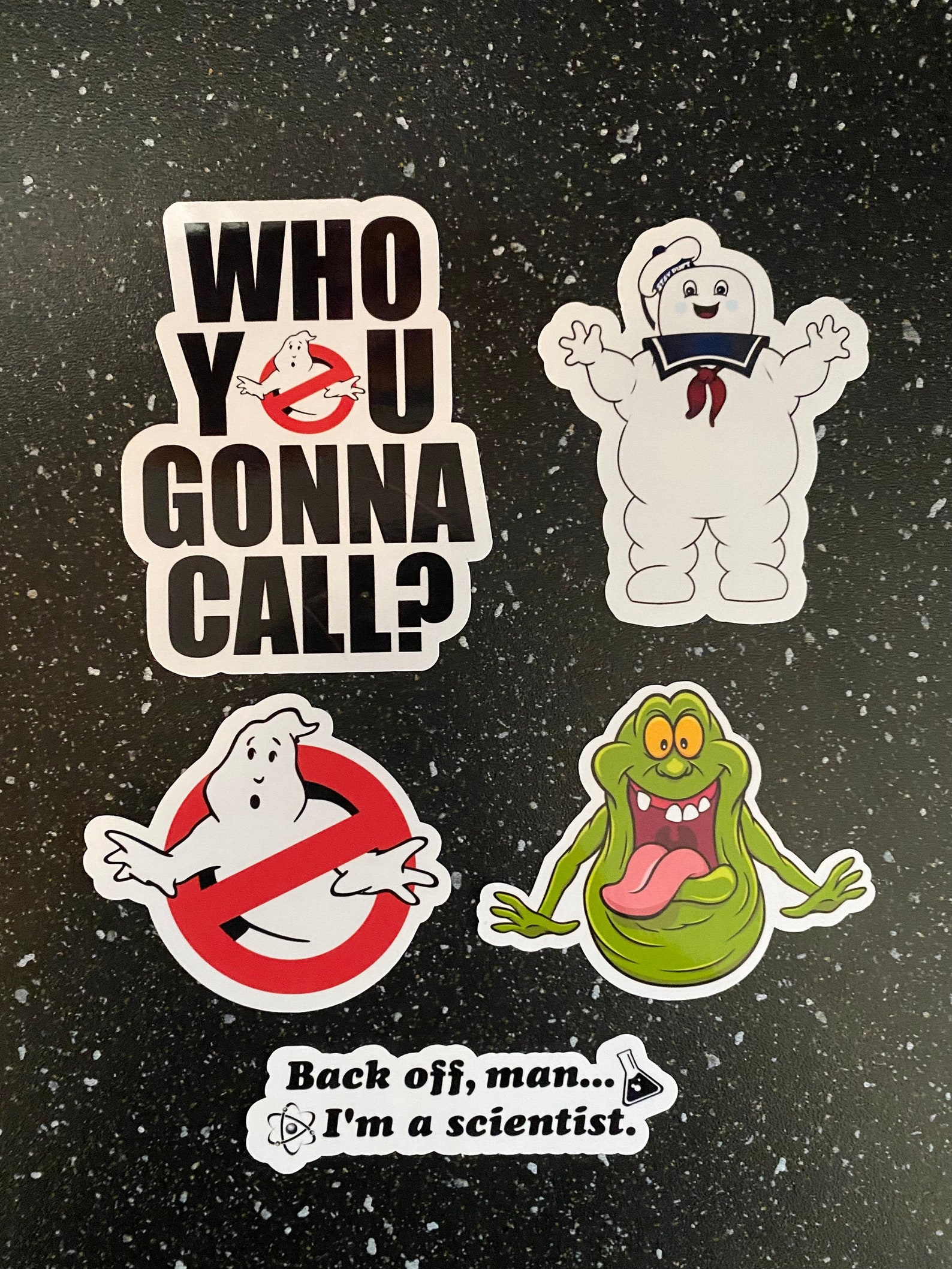 Ghostbusters Sticker Pack SET OF 5 Stickers Slimer Stay | Etsy