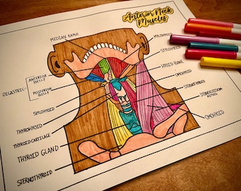 neck coloring pages