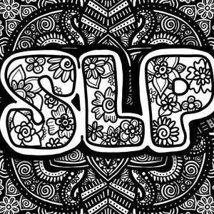 SLP Zentangle Coloring Page - Etsy