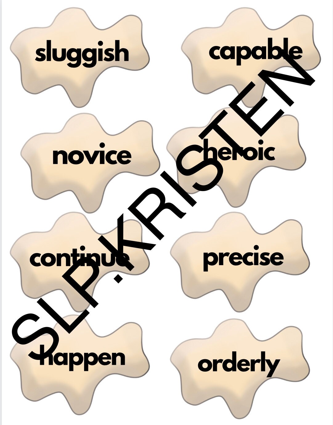 Synonym Rolls Matching Game - Etsy