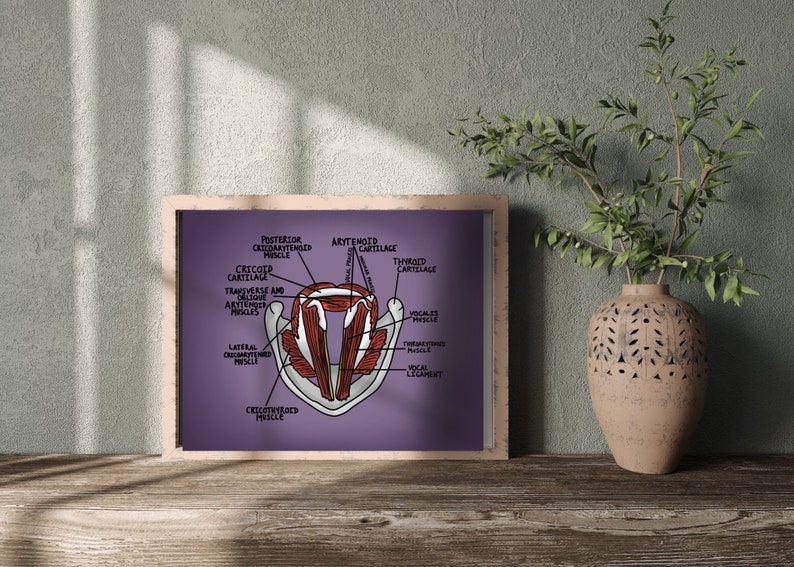 Superior Larynx Posters-instant DOWNLOAD - Etsy