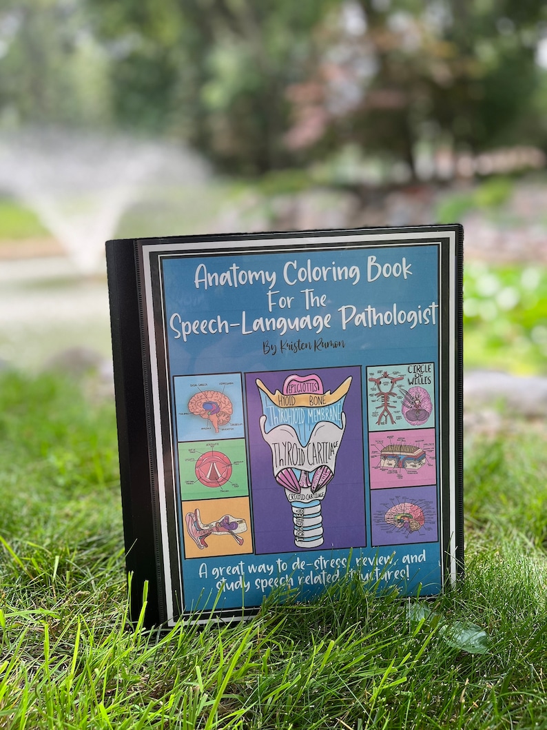 Anatomy Coloring Book for the SLP BUNDLE (digital Downloads) - Etsy ...