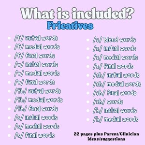 I-spy Speech Therapy Printable (fricatives)– Articulation | WH ...