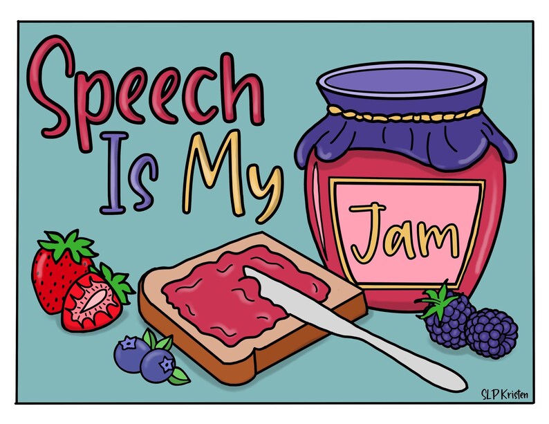 Speech is My Jam Coloring Page-instant DOWNLOAD - Etsy