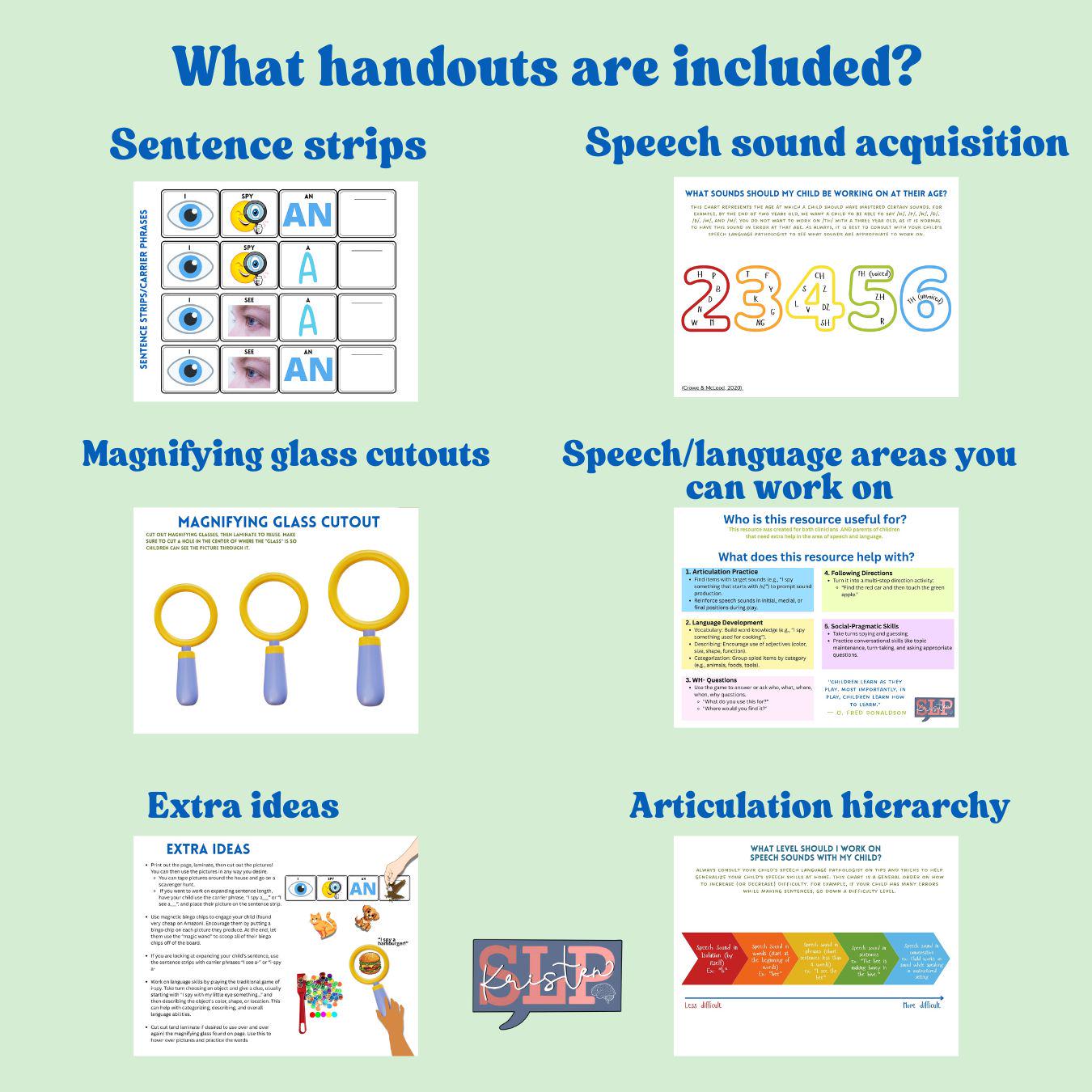 I-spy Speech Therapy Printable (fricatives)– Articulation | WH ...