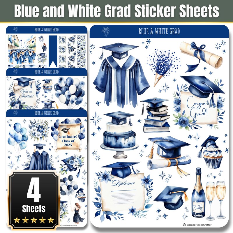 Graduation Stickers - Etsy