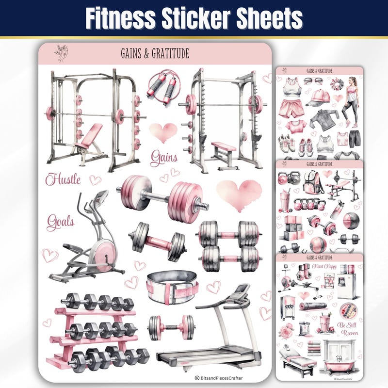 Workout Stickers Bulk - Etsy