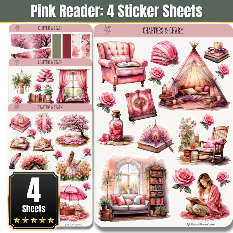 Spring Stickers - Etsy