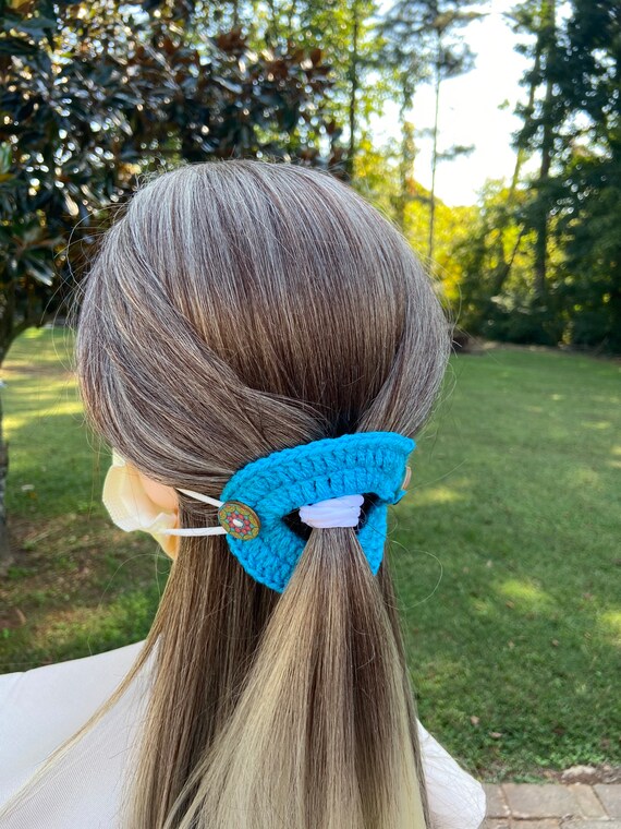 Pony Tail Crochet Mask Extenders - Etsy