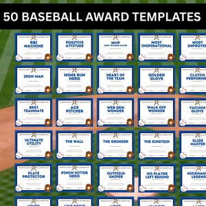 Editable Baseball Award Certificates Printable , Baseball Team Awards ...