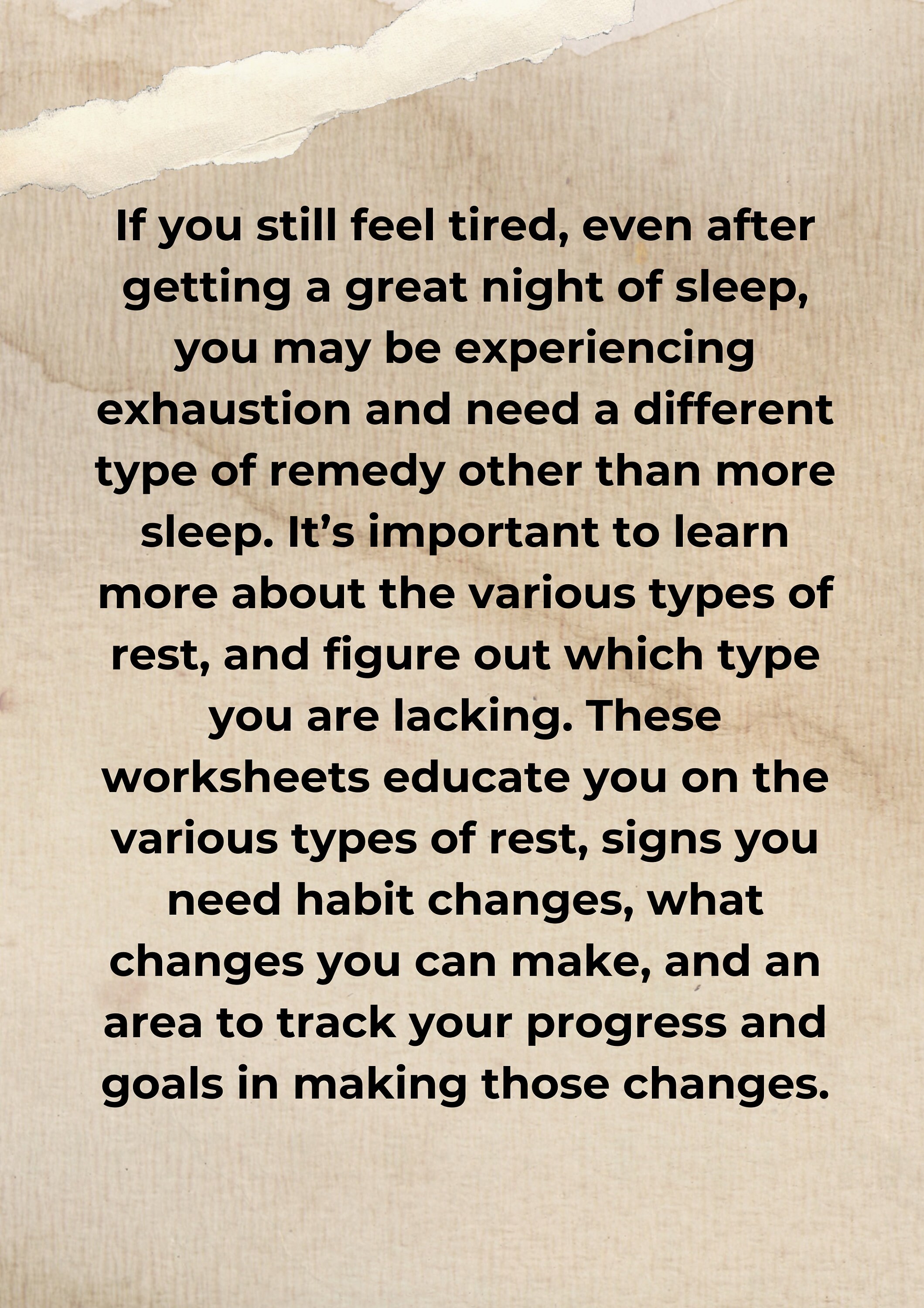 7 Types of Rest Self-care Workbook PRINTABLE | Mental Health and ...