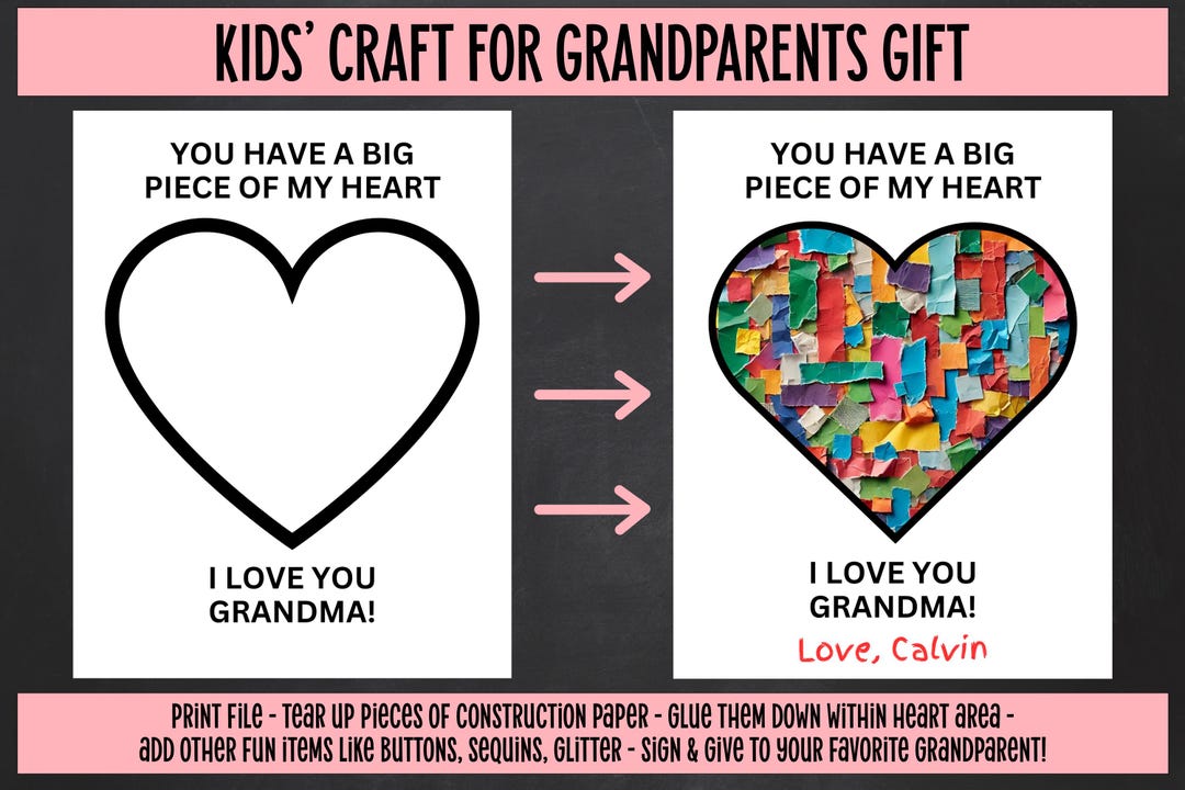 Grandparents Day Craft Activities | Paper Craft | Grandparents Day for ...