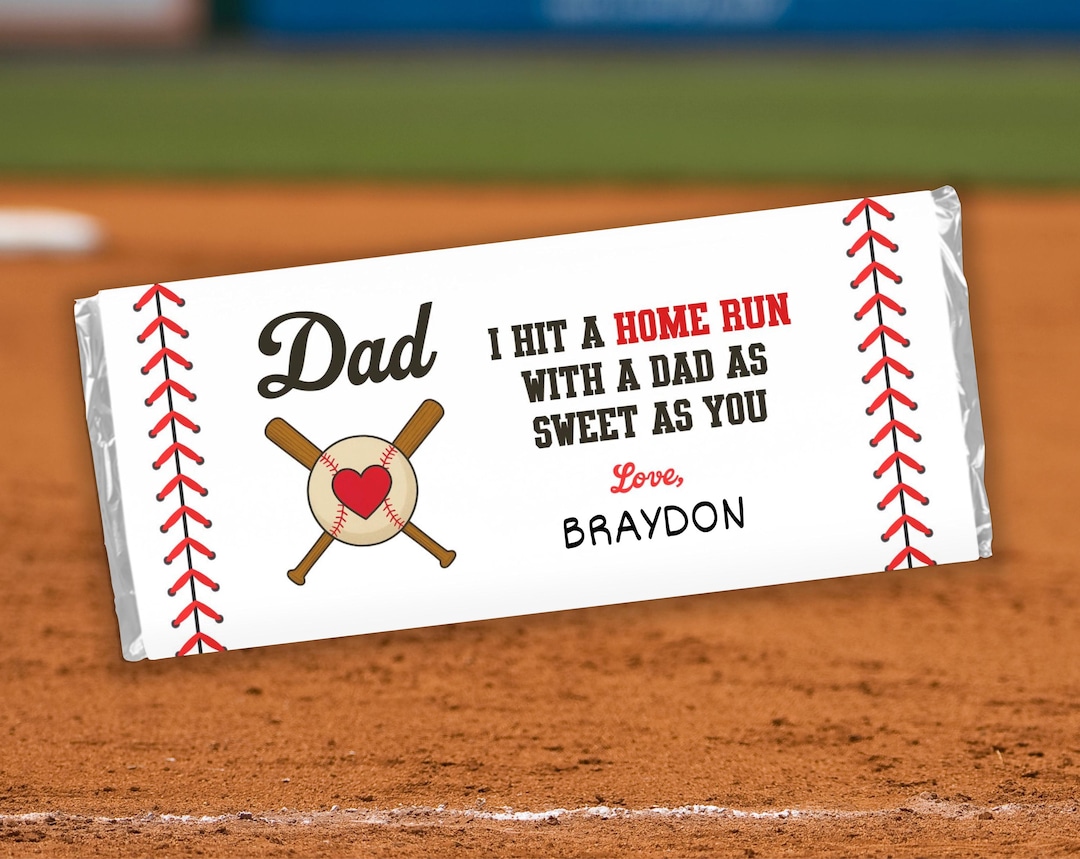 Baseball Dad Father's Day Gift From Player Son PRINTABLE Personalized ...