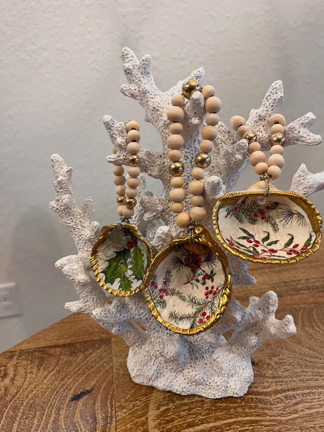 Gold Gilded Sea Shells Adorned With Pearls or Sea Shells - Etsy