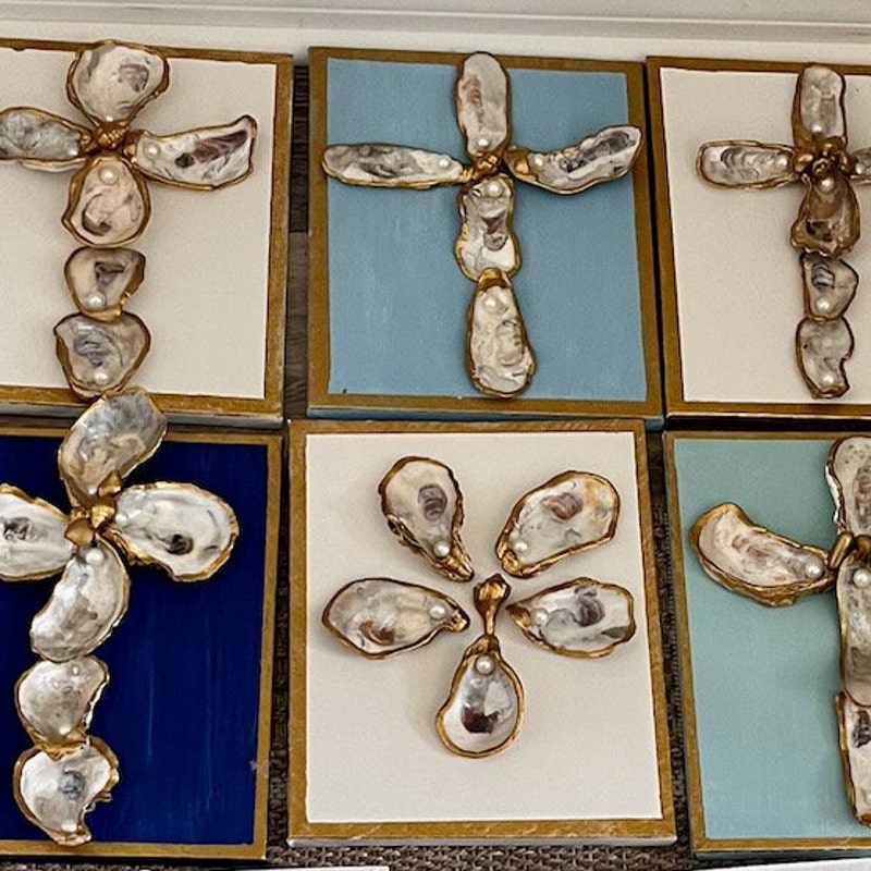 Shell Art on Canvas - Etsy