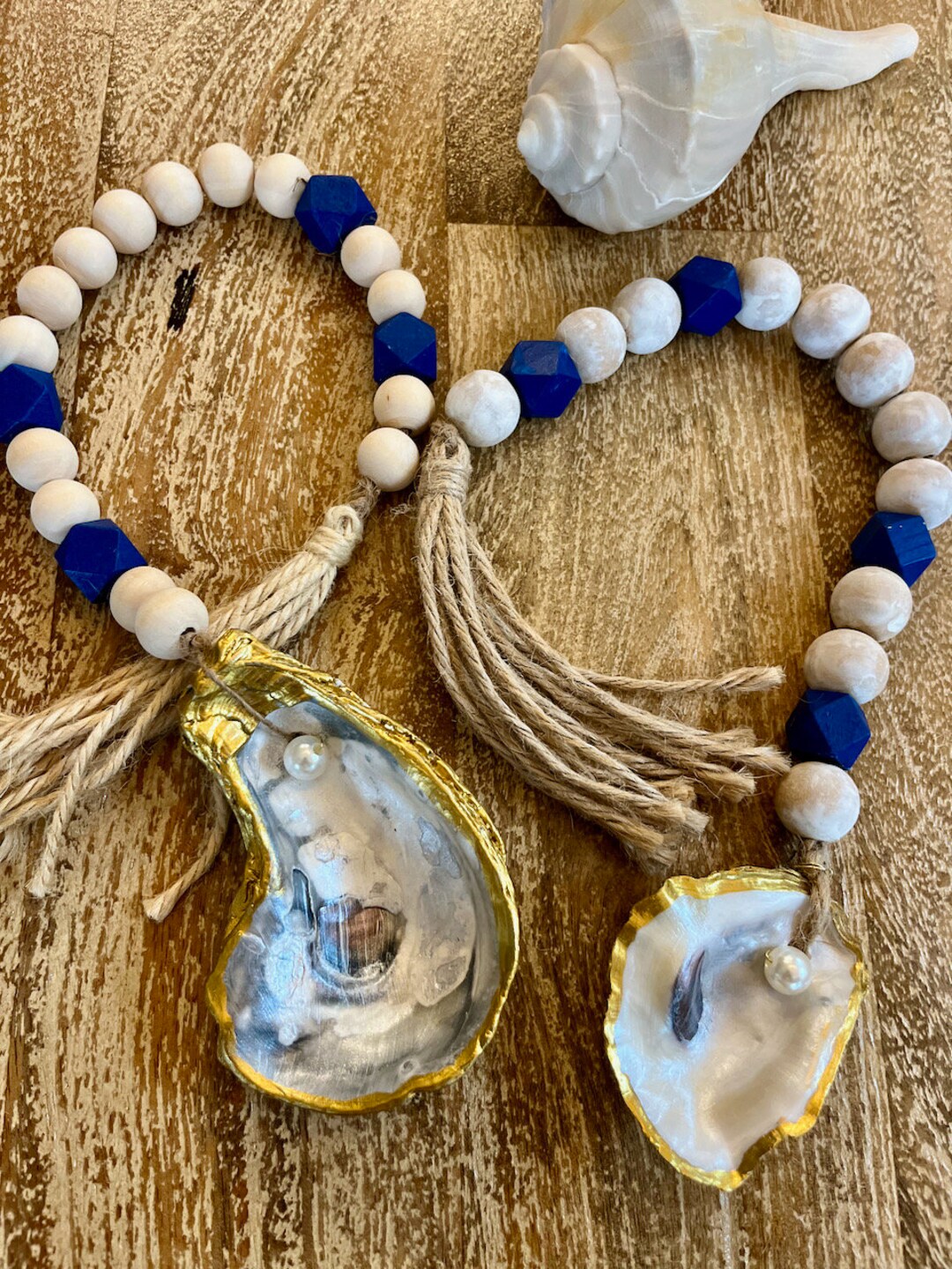 Oyster Shell, Blessing Beads, Coastal Decor, Prayer Beads, Top Seller ...