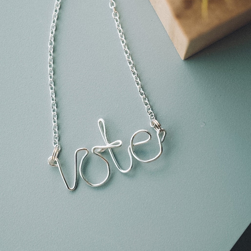 Wire Word Necklace - Etsy