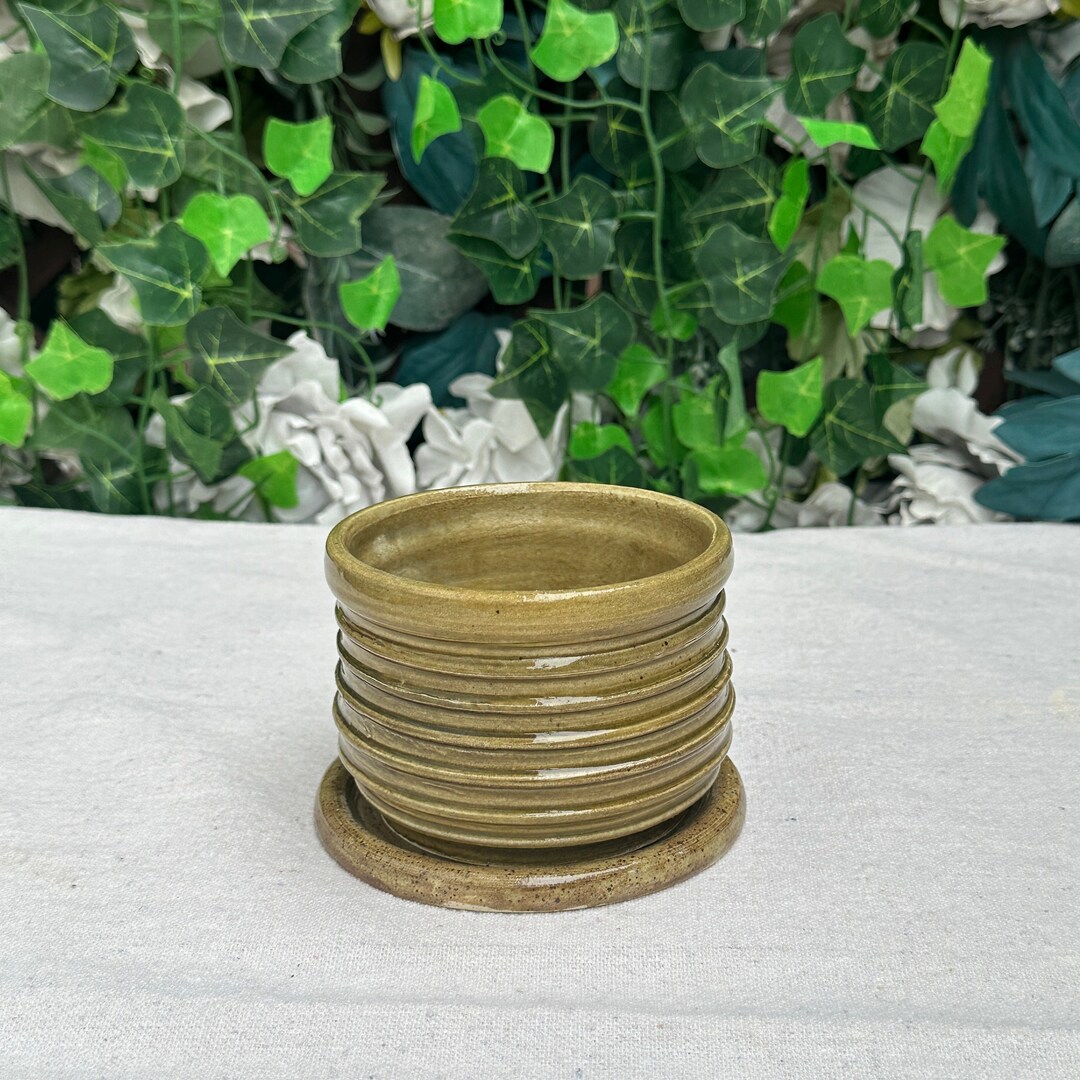 Golden Yellow Planter - Etsy