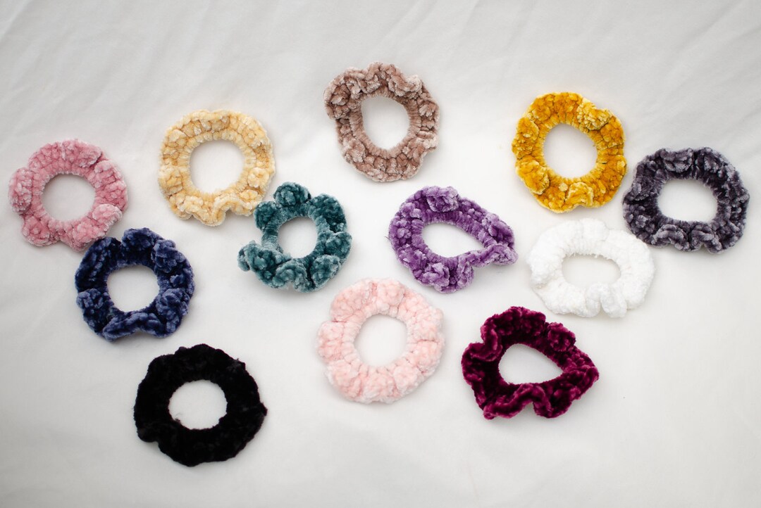 Scrunchie Set of 3 | You Choose Color - Etsy