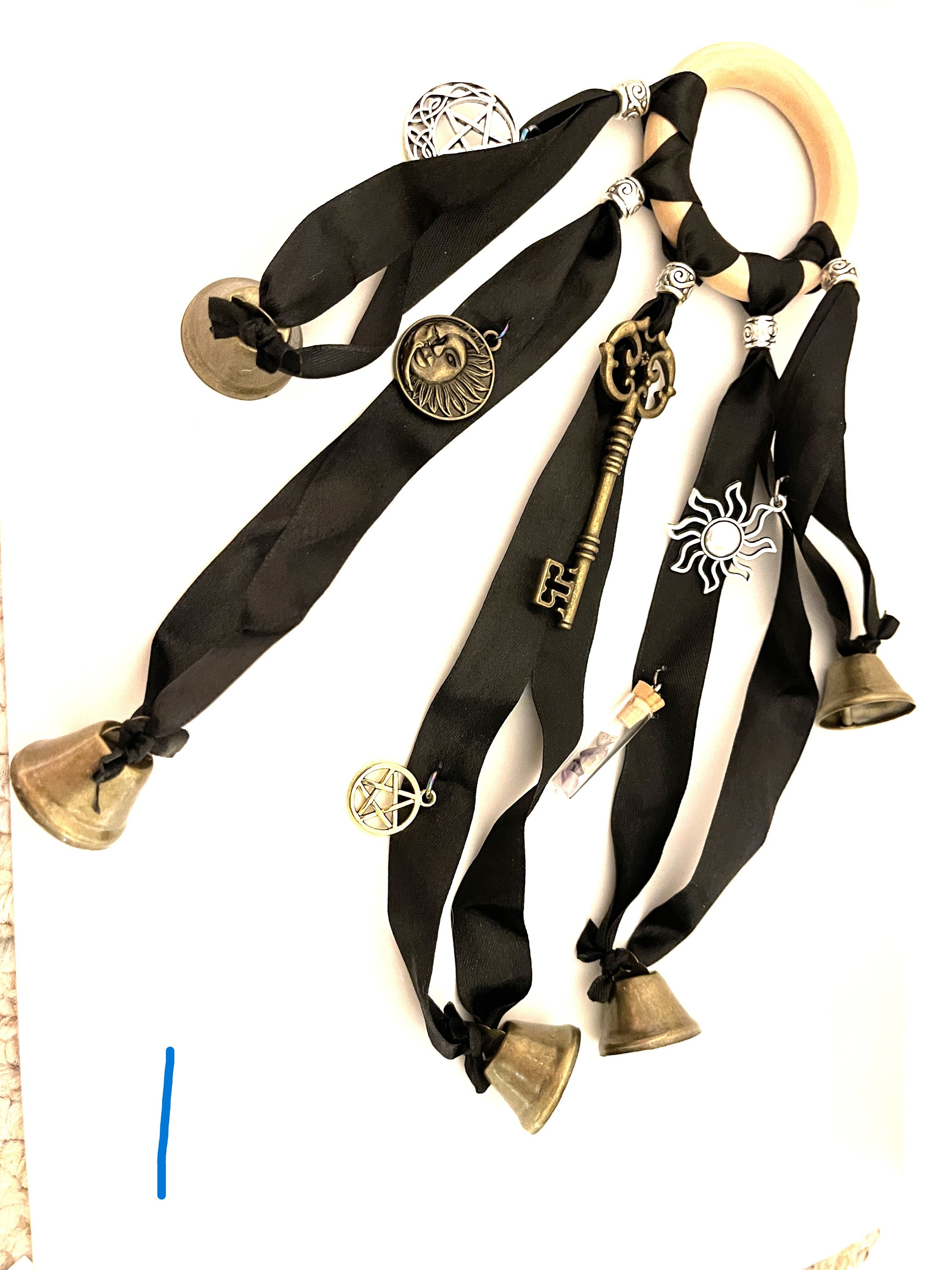 Sage Full Moon Handcrafted Magical Witch Bells for Protection Home ...