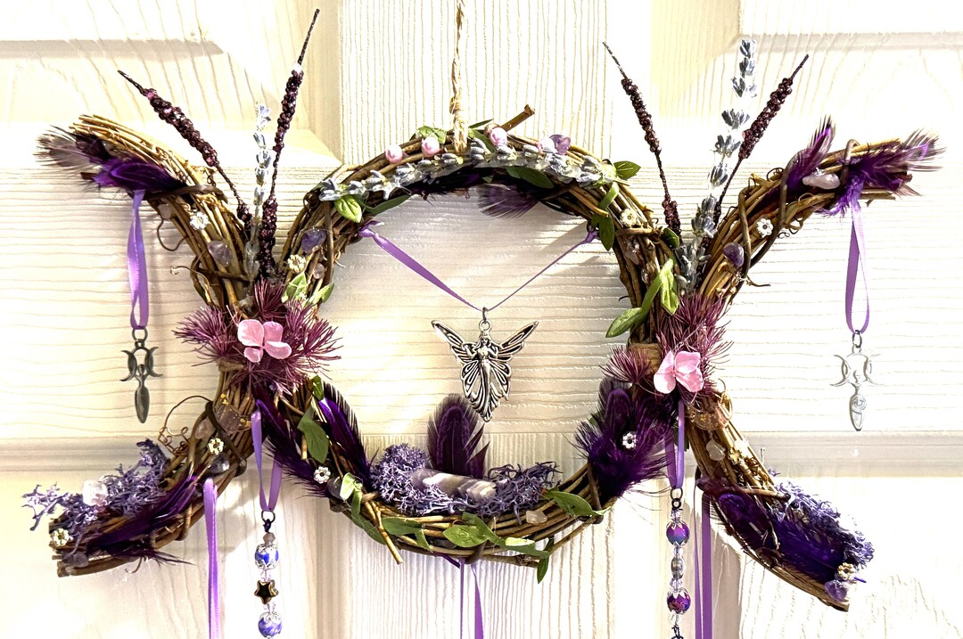 Sage Full Moon Handcrafted Magical Witch Bells for Protection Home ...