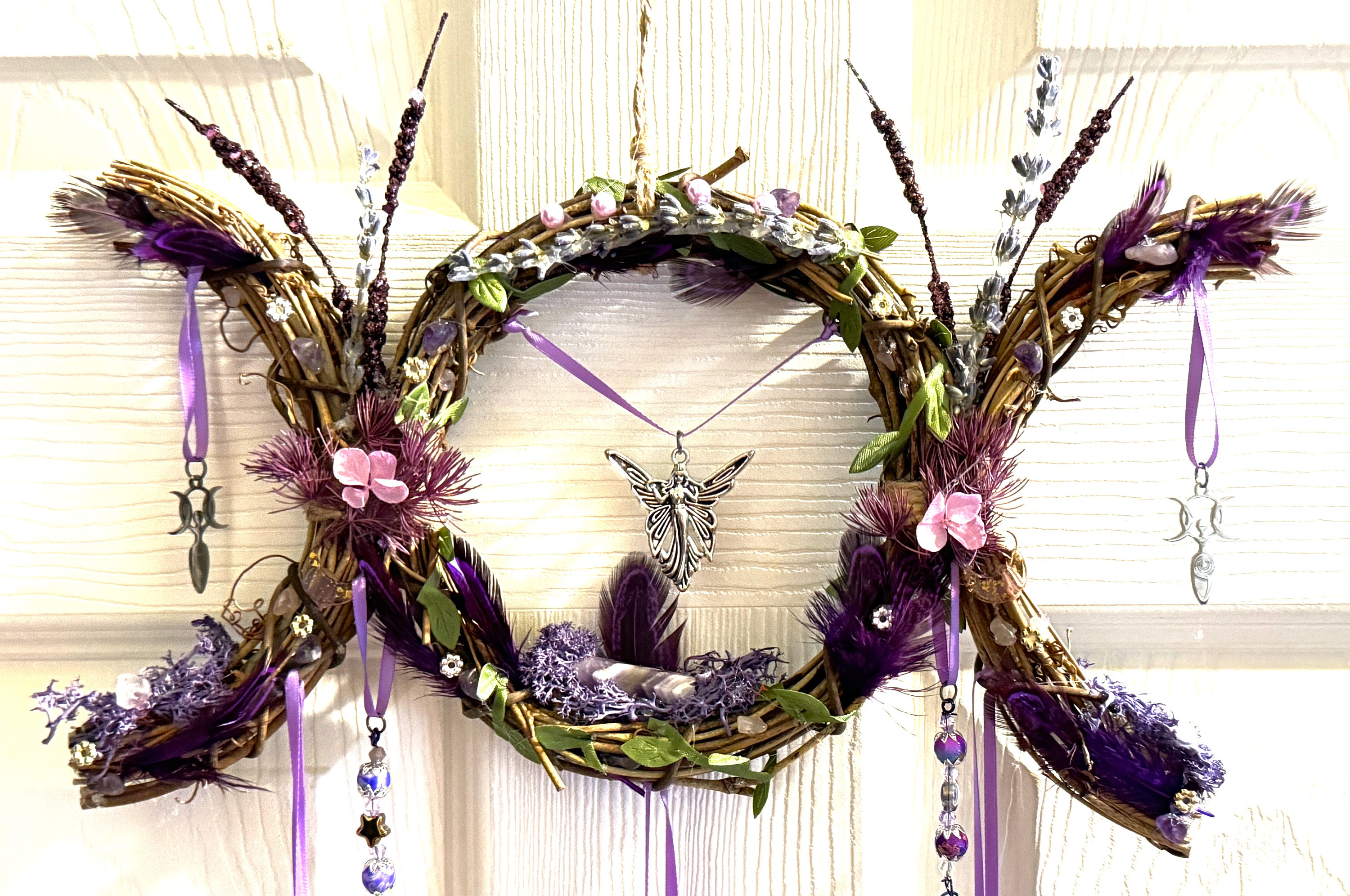 Sage Full Moon Handcrafted Magical Witch Bells for Protection Home ...